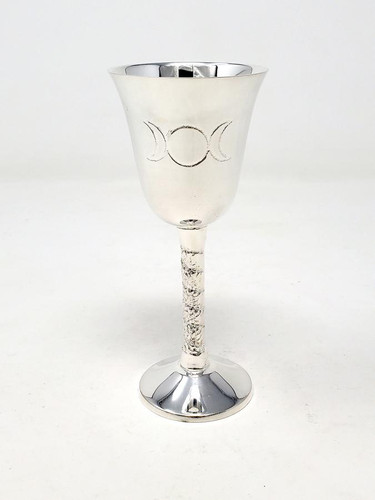 Triple Moon Chalice Silver Plated | CRYSTAL + CRAFT