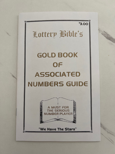 Lottery Bible's Gold Book of Associated Numbers Guide - Lotto Book ...