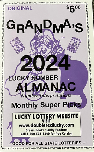 Grandma's Original Lucky Number Almanac; 2025, 2024, 2023, or 2022 ...