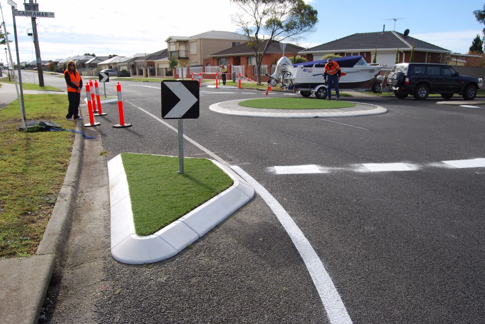 Kerbing & Traffic Islands | Creative Traffic Solutions | Melbo