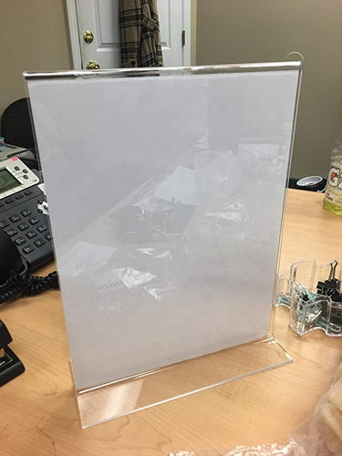 A4 T-Shape Acrylic Stand | albrightplastic.sg