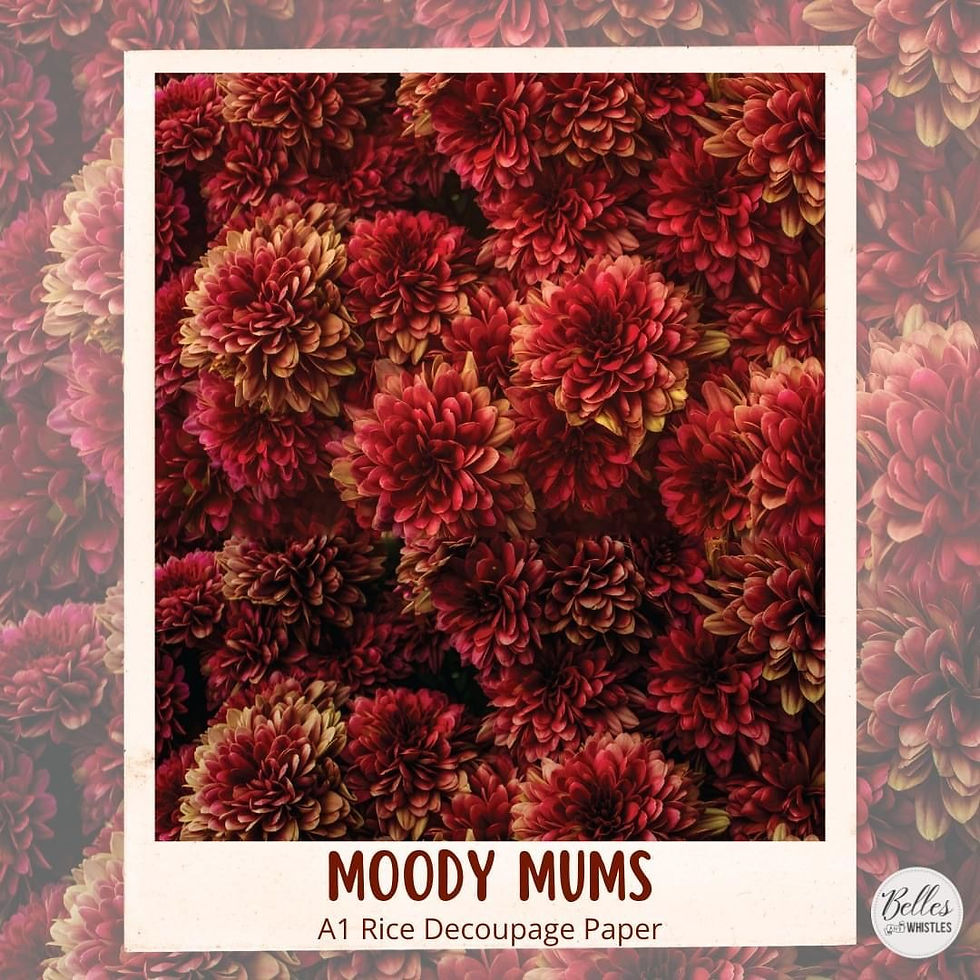 Moody Mums A1 Decoupage Paper | Gathered: A Native M