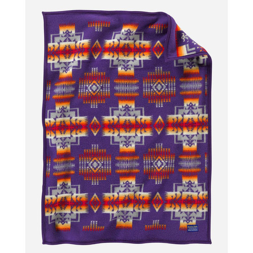Chief Joseph | Pendleton Crib Blanket | Purple | Gathered: A Native M