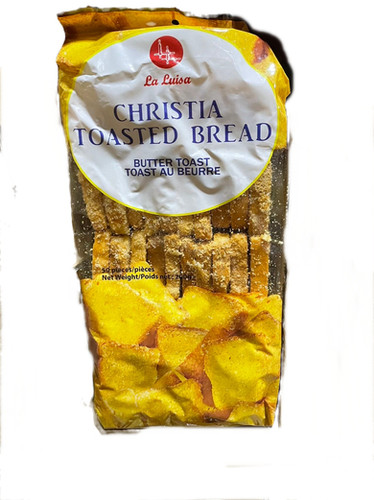 La Luisa Christia Toasted Bread- Butter Toast 25x200g | Shiny Star Canada