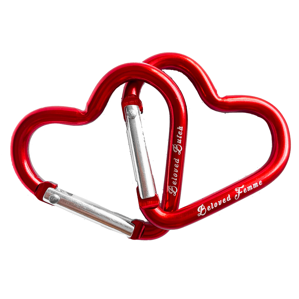 Heart Shaped Mini Carabiner | Belovedzine