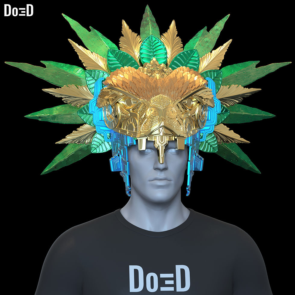 3D printable model: Namor headdress Tenoch Huerta helmet Black Panther ...