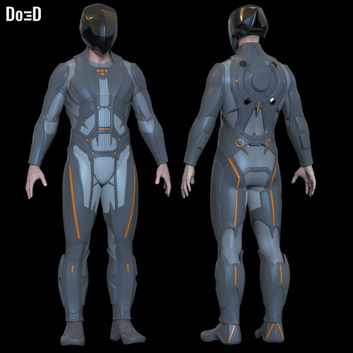 Rinzler Suit Tron Legacy Armor | 3D Printable Model STL Print #A599 | Do3D