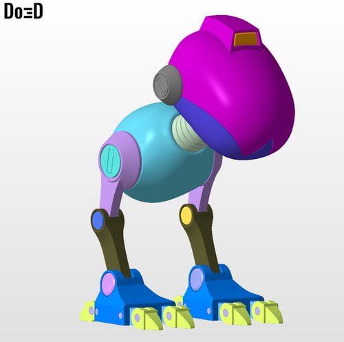 Mouser Robot From Teenage Mutant Ninja Turtles | 3D Model Project #735 ...
