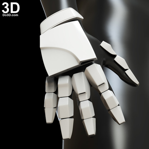 Captain Phasma Hand + Finger Armors Star Wars Last Jedi 3D Printable ...