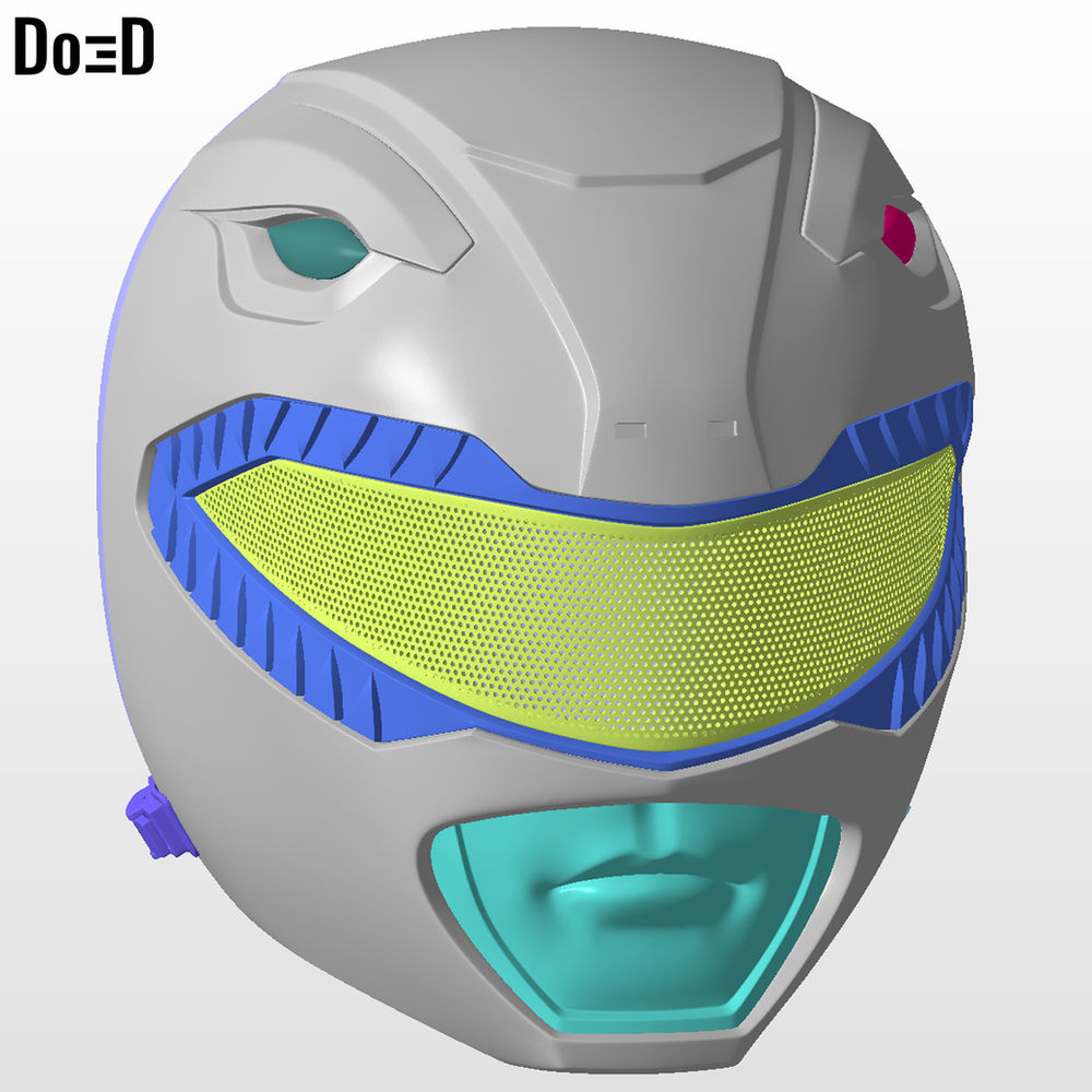 All Classic MMPR Mighty Morphin Power Rangers 3D Printable Model File ...