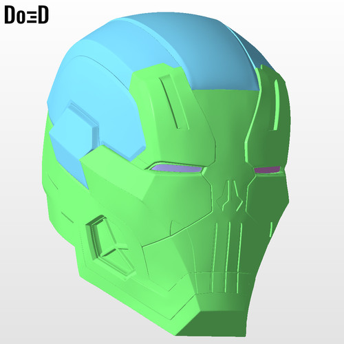 The Punisher War Machine Helmet | 3D Printable Model #H6000 | Do3D