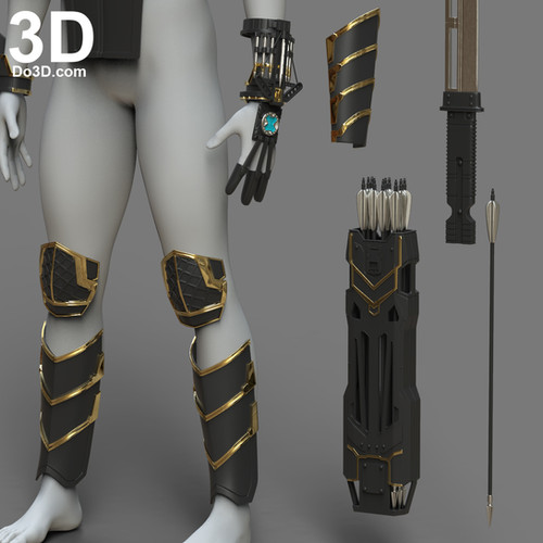 Hawkeye Avengers Endgame Ronin Armor Set | 3D Printable Model #6209 | Do3D