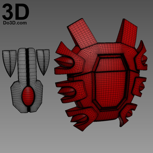 The Superior Spider-man Backpack + Gauntlet Set | 3D Model Project ...