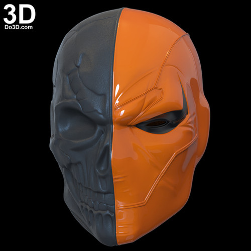 DeathStroke Half Skull Face Helmet | 3D Model Project #5320 | Do3D