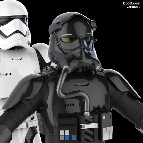 Tie Pilot Costume from Star Wars TFA | 3D Model Project #28 | Do3D