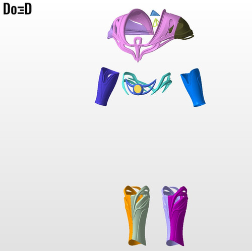 Doctor Fate Body Armors Only Black Adam| 3D Printable Model #DF1 | Do3D