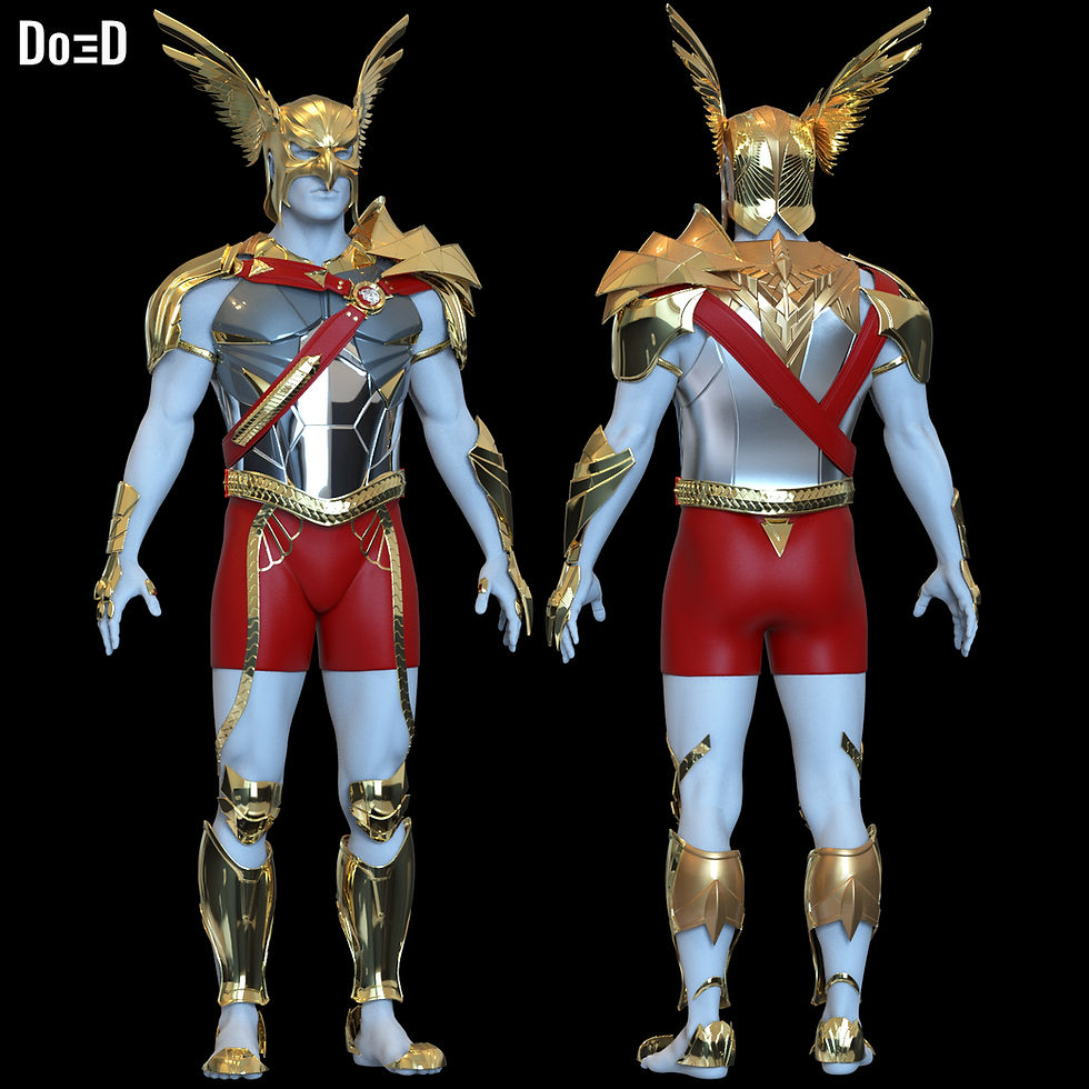 Hawkman Black Adam Full Body Armors + Helmet STL Files 3D printable ...