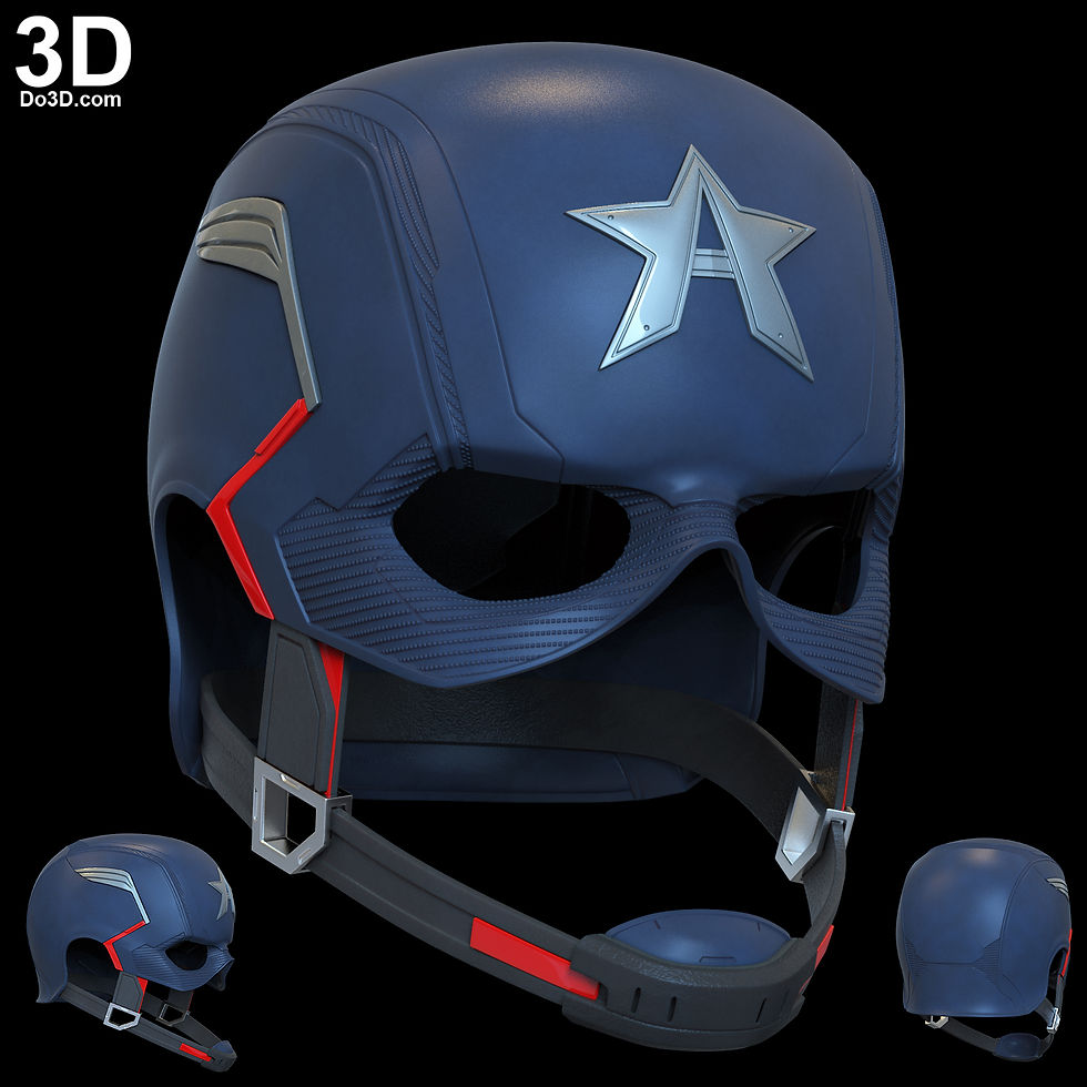 Captain America 2021 Helmet John Walker Version | 3D Printable Model # ...