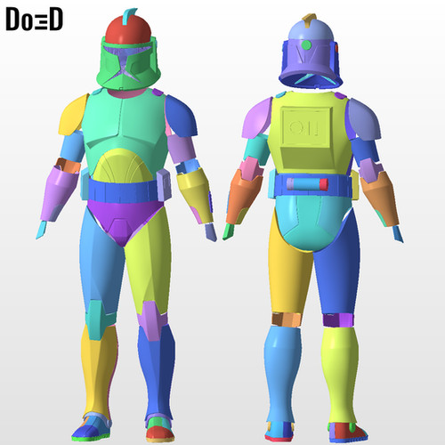 Clone Trooper TV Series Star Wars Full Body Armor | 3D Printable Model ...