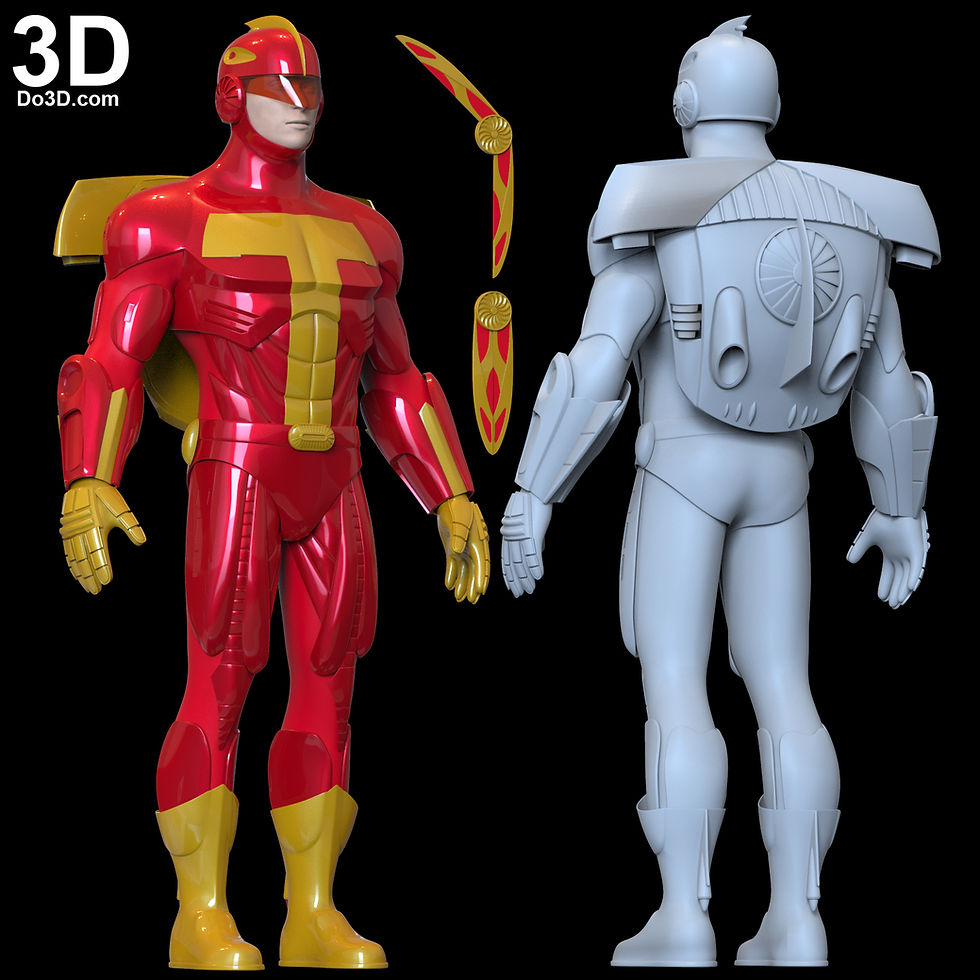 Turbo Man Jingle All The Way Armor | 3D Printable Model TurboMan #6254 ...