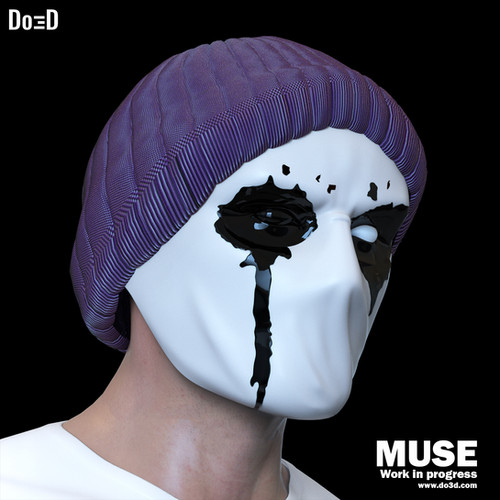Muse Helmet Daredevil Born Again | 3D Printable Model#MD2 | Do3D