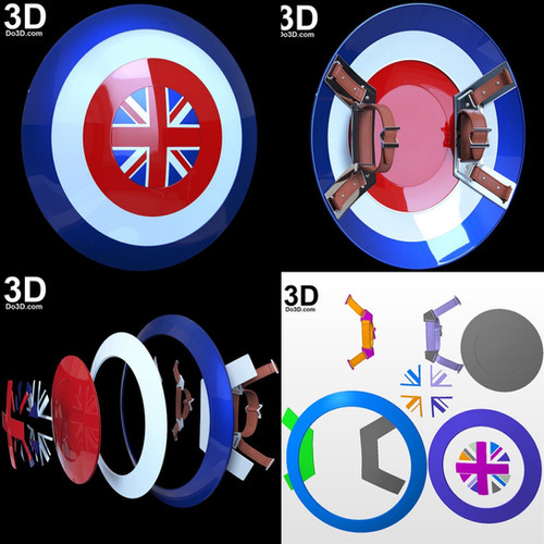 Captain Carter Shield Agent Carter Peggy 3D Printable Model Print File ...