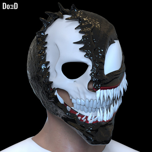 Venomized Skull Venom Helmet | 3D Printable Model #VS59 | Do3D