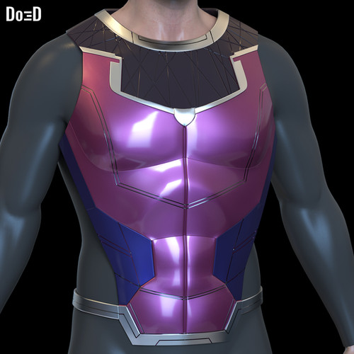 Gambit MCU Chest Armor Only | 3D Printable Model #C1111 | Do3D