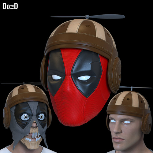Bundle: Deadpool & Headpool Modular Helmet Pack 3D Printable Model STL ...