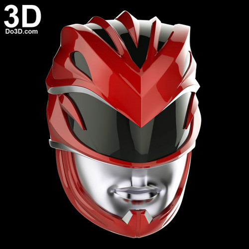 Red Ranger 2017 Helmet Power Ranger | 3D Printable Model Project #1686 ...