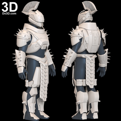 Saint-14 Full Armor + Helmet from Destiny 2 Lore | 3D Model Project ...