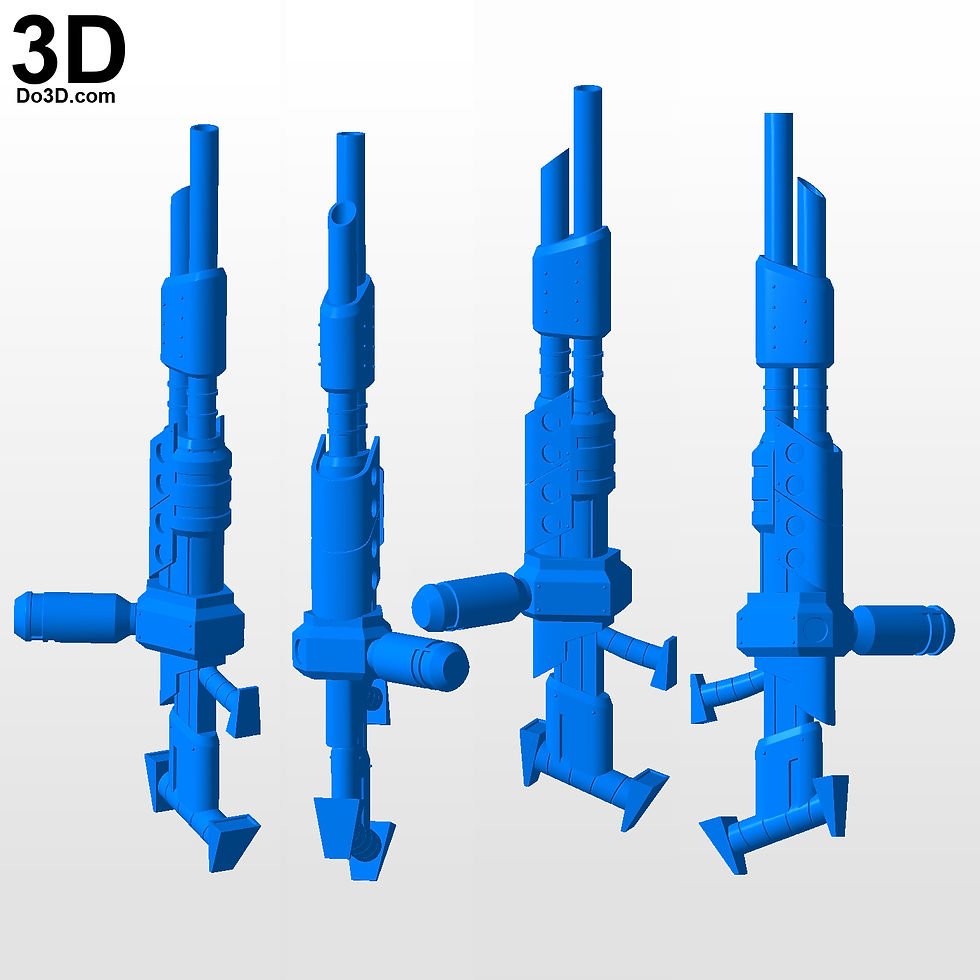 The Morph Gun Blaster Jak 2 II and Jak 3 III | 3D Model Project #4228 ...
