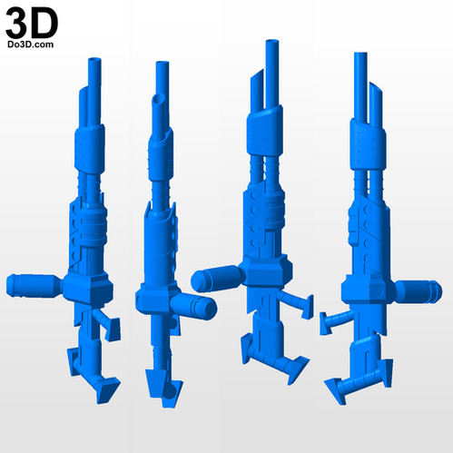 The Morph Gun Blaster Jak 2 II and Jak 3 III | 3D Model Project #4228 ...