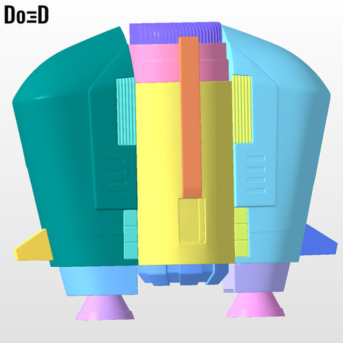 Beskar Trooper Jetpack (AKA Super Commando) | 3D Printable Model #BK200 | Do3D
