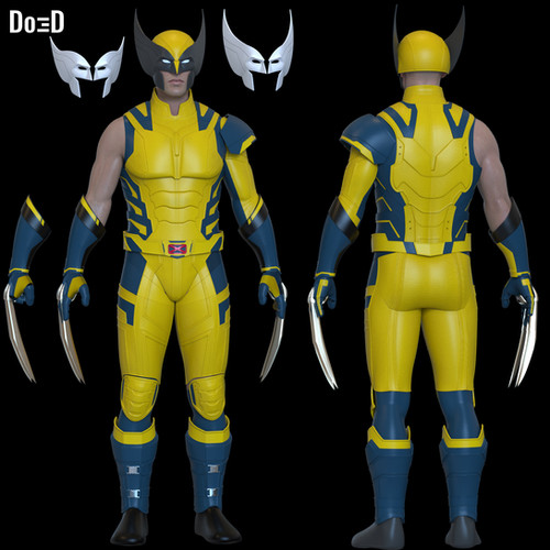 Wolverine Full Body Armor / Suit Deadpool 3 Version 3D Printable Model ...