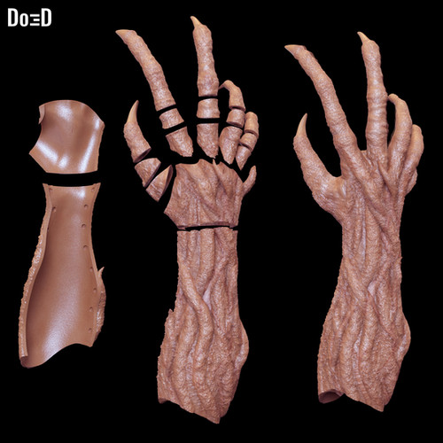Vecna Gauntlet Stranger Things Wearable Hand 3D Printable Model STL ...