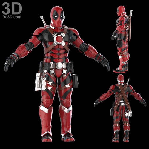 Armored DeadPool Armor Suit Concept | 3D Model Project #1225 | Do3D