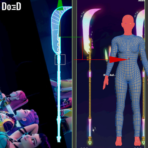 Mira's Gok-do Glaive Kpop Demon Hunters 3D Model STL #MG64 | Do3D