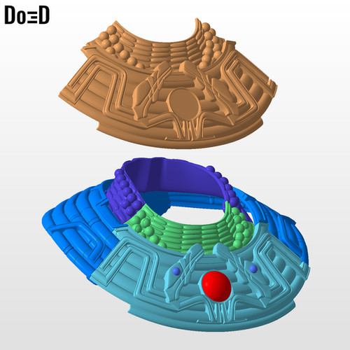 Namor Neck 3D Printable Model Print File STL #N447 | Do3D