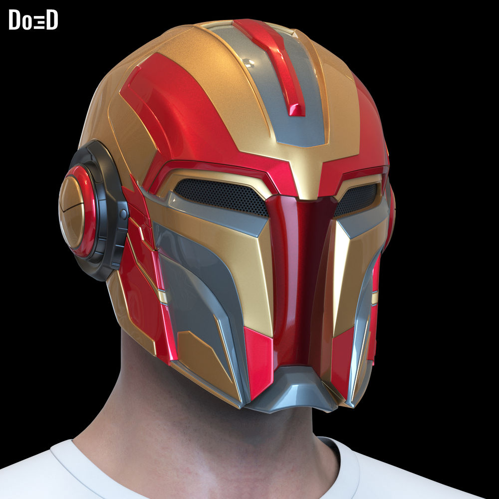 X Soldier 004 Helmet 3D printable model print file STL Do3D.com | Do3D