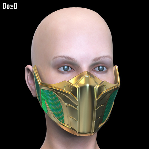 Jade Mortal Kombat 11 Mask | 3D Printable Model STL #J60 | Do3D