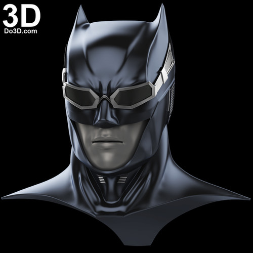 Batman Justice League Helmet with Goggles Tactical Cowl 3D Printable ...