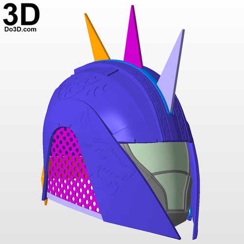 Iron Camelot Hood Helmet from Destiny | 3D Model Project #849 | Do3D