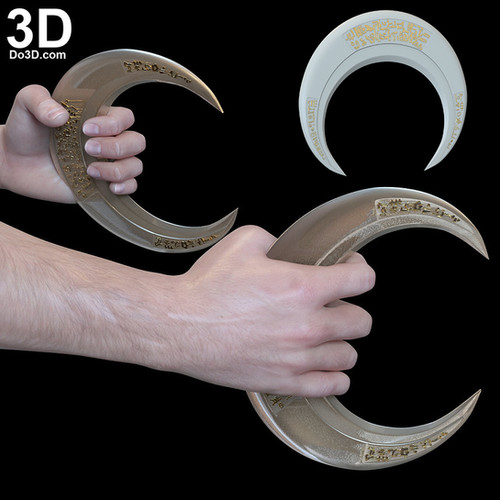 Moon Knight Crescent Dart Blade Knife Weapon 3D Printable Model STL ...