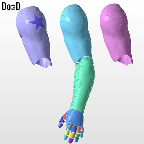 Bucky Barnes Arm Design