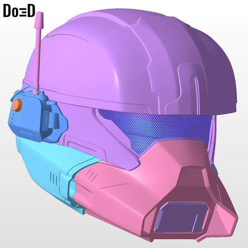 Helldivers Dynamo Helmet | 3D Printable Model #D001 | Do3D