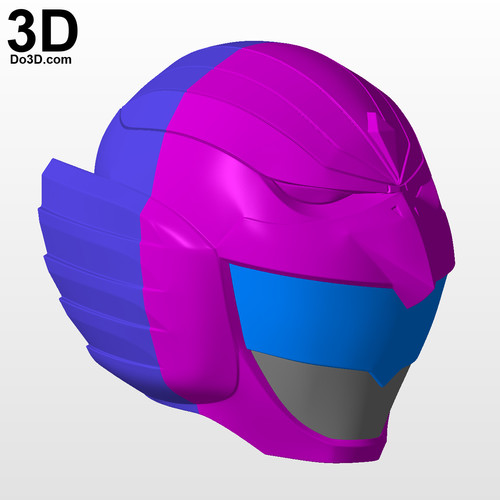 Choujuu Sentai Liveman Bioman Red Falcon Helmet | 3D Model Project ...