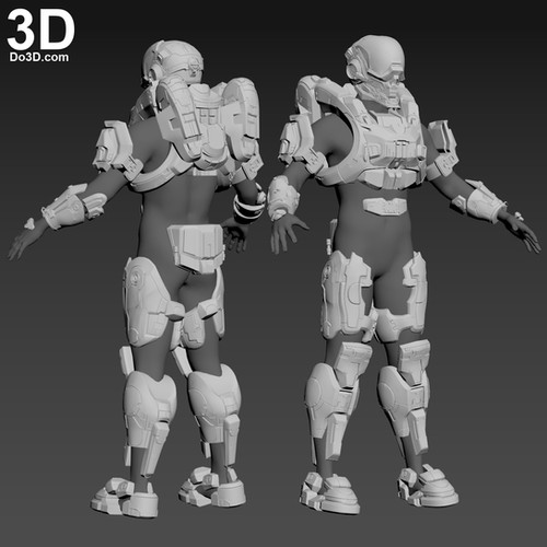 Halo Locus Helmet and Full Body Armor | 3D Model Project #4312 | Do3D