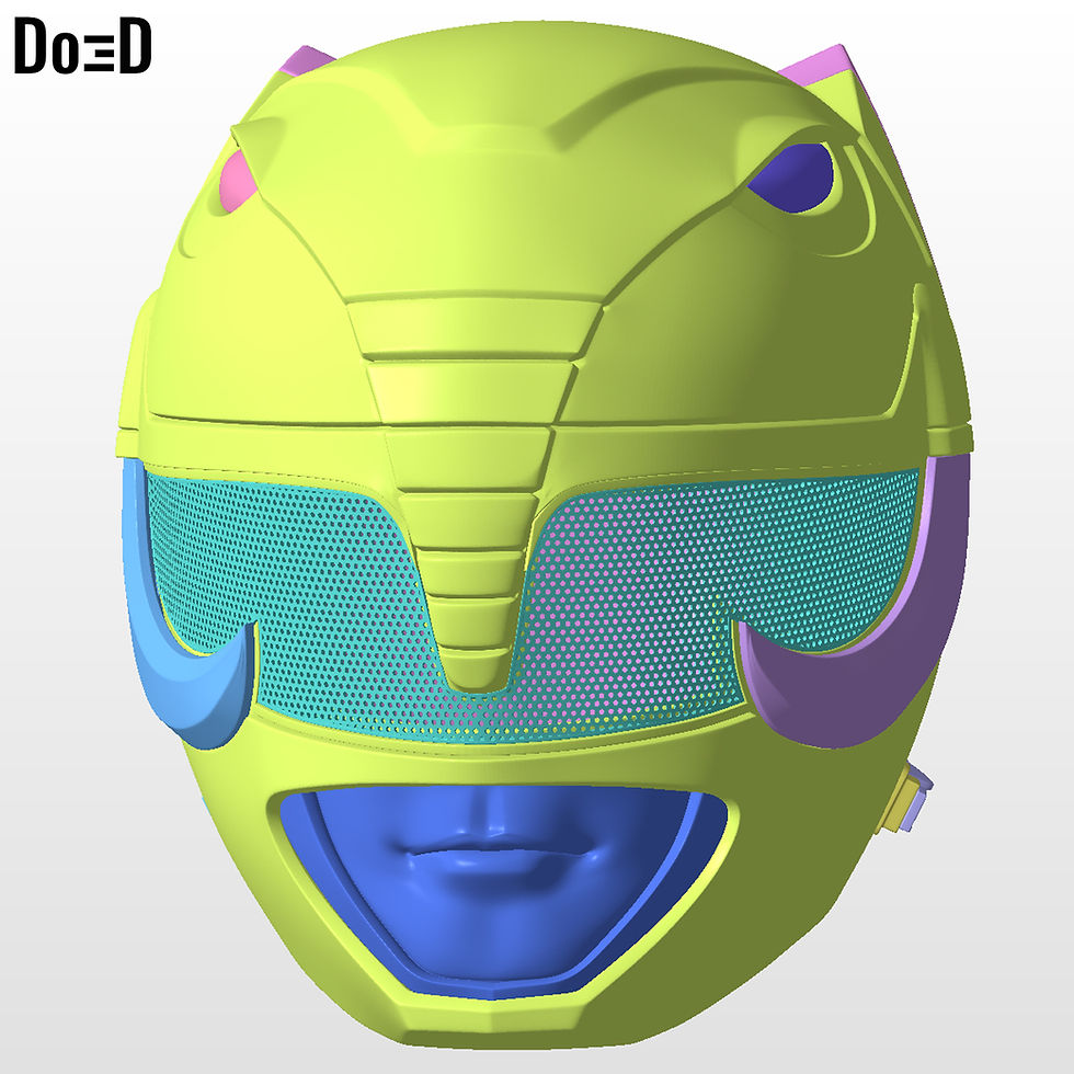 All Classic MMPR Mighty Morphin Power Rangers 3D Printable Model File ...