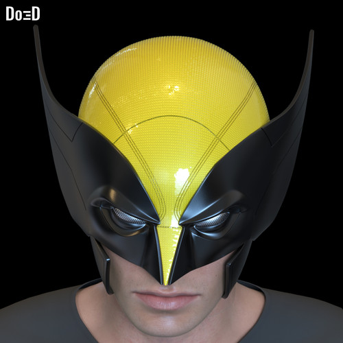Wolverine D3 Helmet Mask Cowl Deadpool 3 | 3D Printable Model Print ...